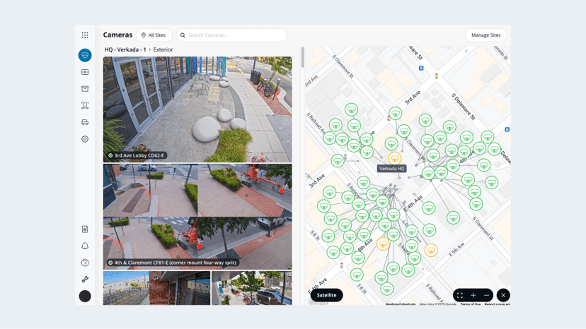 Hybrid Cloud Physical Security Architecture Centralized And Scalable Management
